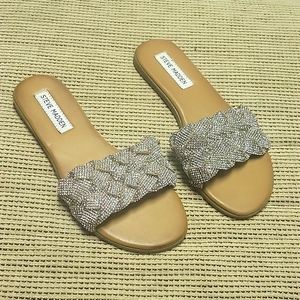 Steve Madden | Shoes | Steve Madden Rhinestone Slippers | Poshmark